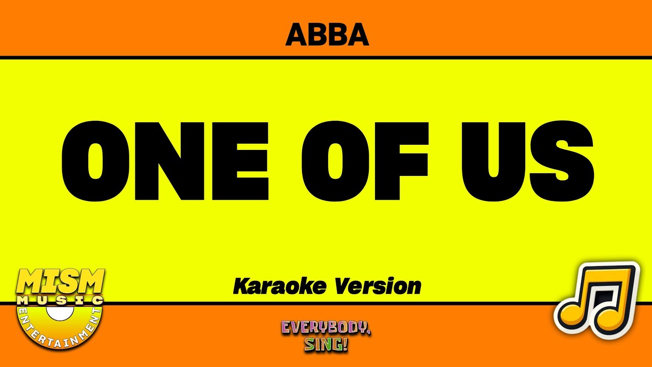 ABBA - One of Us (Karaoke Version) - YouTube