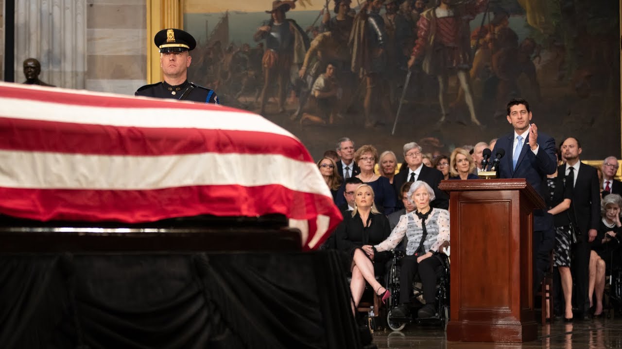 Capitol Service Honoring the Late Sen. John Sidney McCain III - YouTube