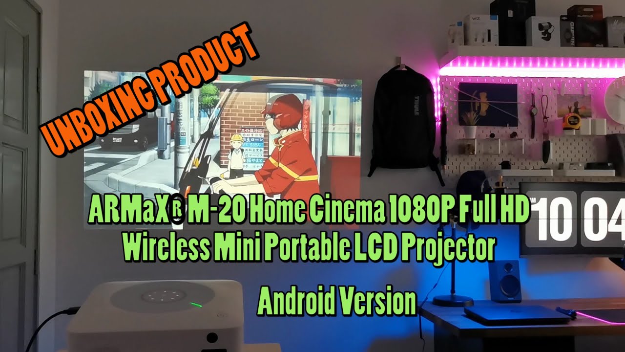 Unboxing & Testing ARMaX® M-20 Home Cinema 1080P Full HD Wireless Mini ...