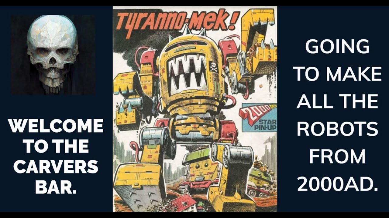 2000AD Robot Build #robots #2000ad #comics #dioramas #modelmaking - YouTube
