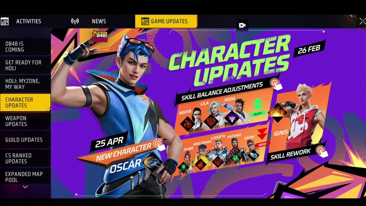 🔥😱OB48 UPDATE NEW CHANGE EXPOSE FREE FIRE MAX/BIG CHANGES OB48 UPDATE ...