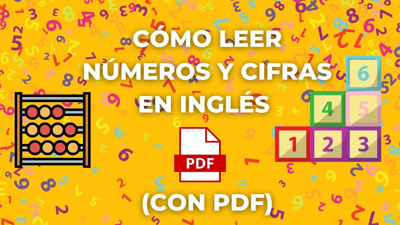 CÓMO LEER NÚMEROS EN INGLÉS - #APRENDERINGLES #VOCABULARIO - YouTube