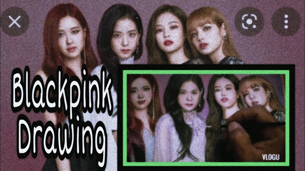 BLACK PINK drawing - YouTube