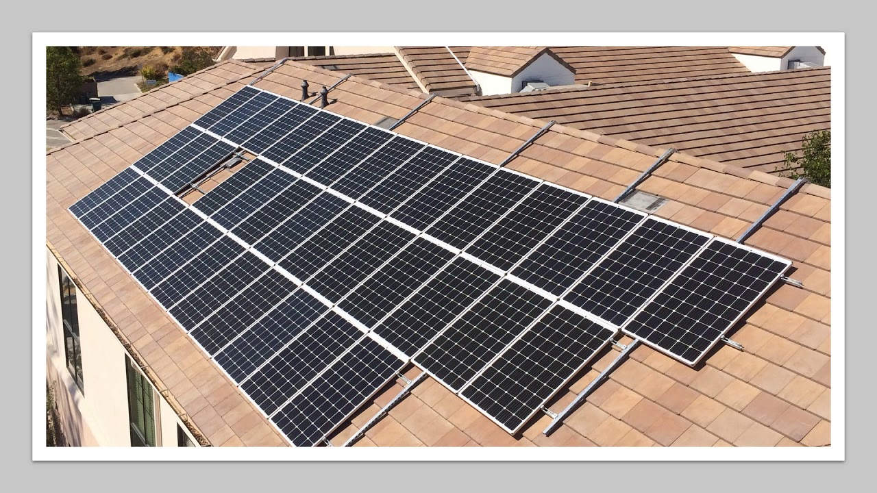 Z Rack -- No Roof Holes Pitched Roof Solar Panel mounting System - YouTube