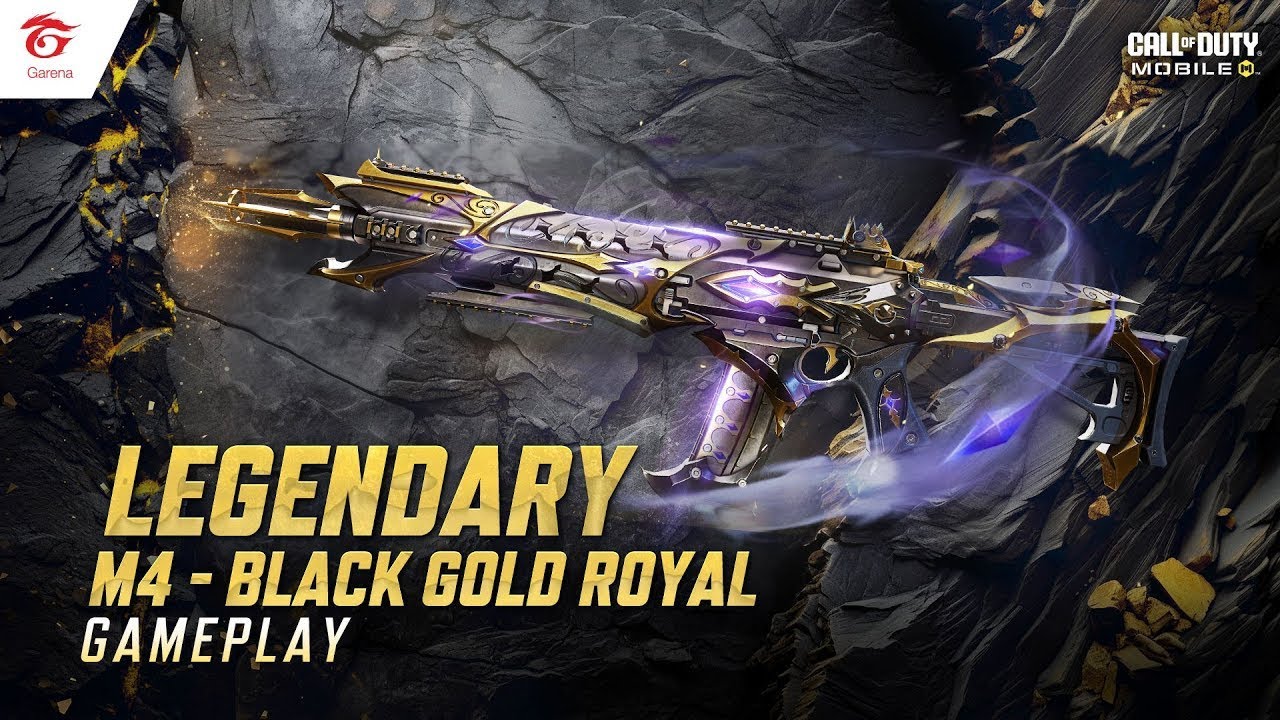 *Free* M4 Black Gold Royal ( Gunsmith for MP ).. Playing Codm after 10 ...