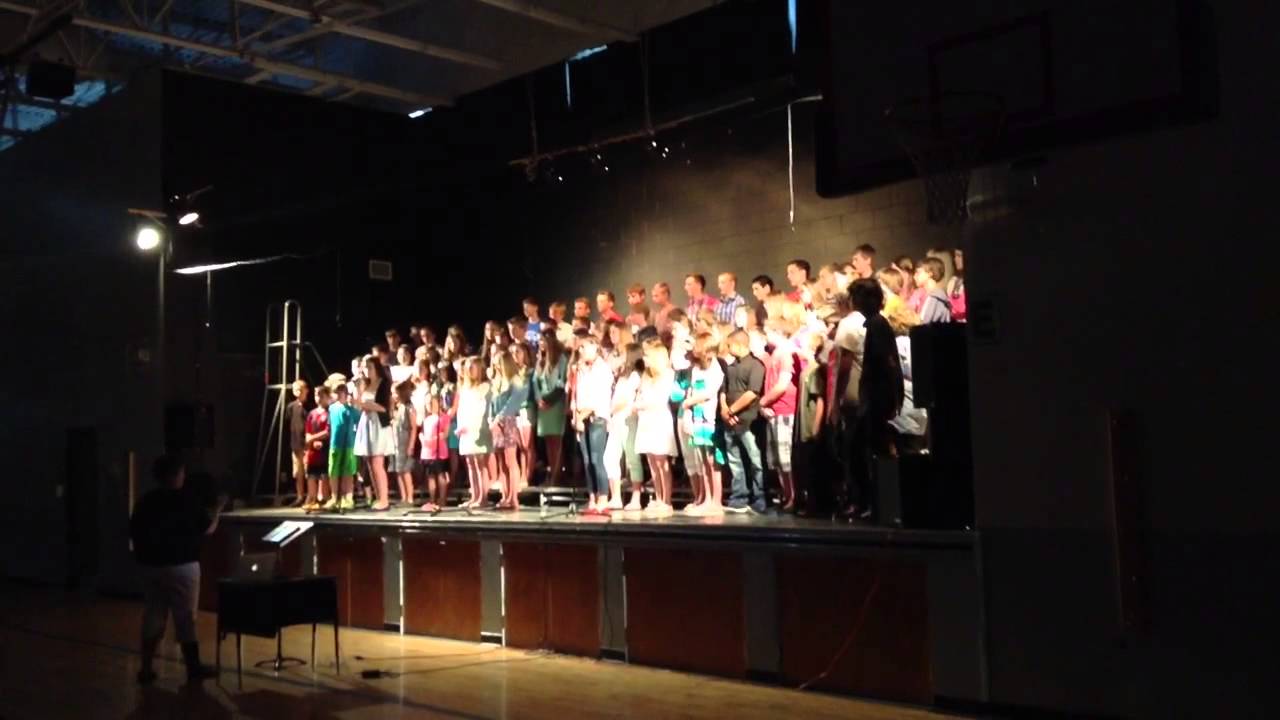 Middle School choir singing Skyfall - YouTube