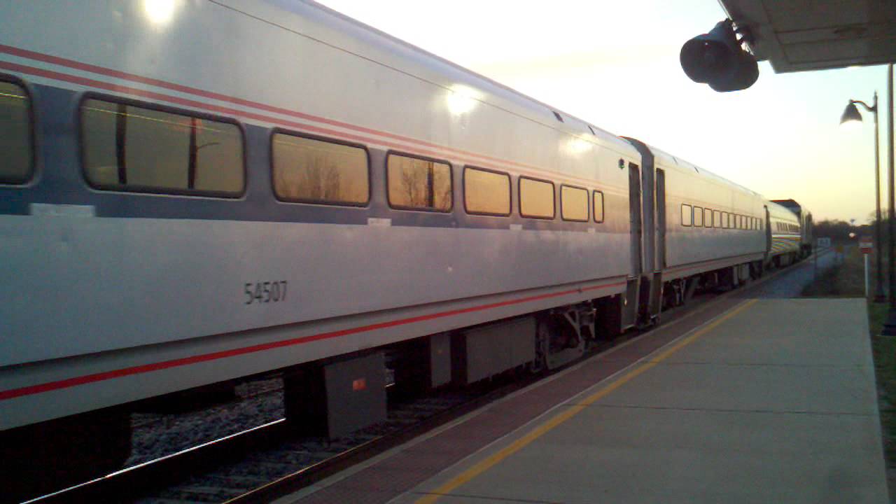 Amtrak Hiawatha 330 Departs Sturtevant - 11/18/2011 - YouTube