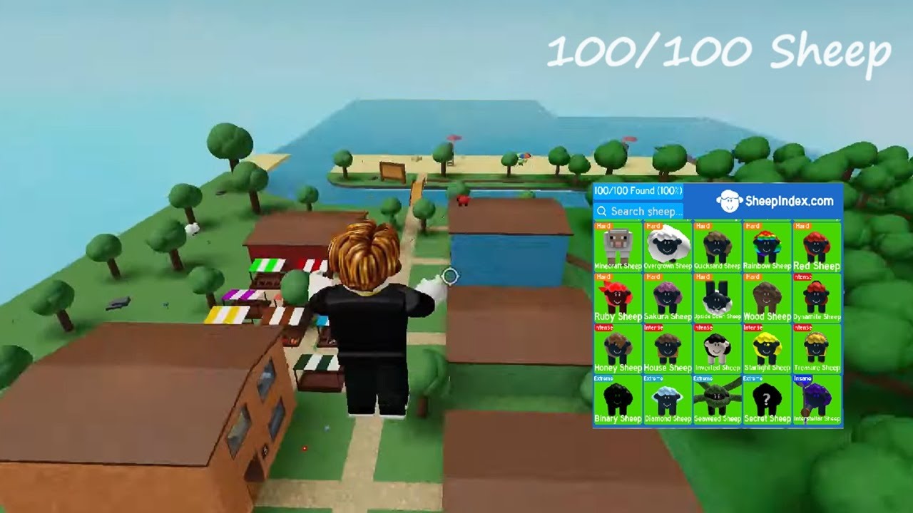 Find the Sheep - How to get all 100 Sheep (ROBLOX) - YouTube