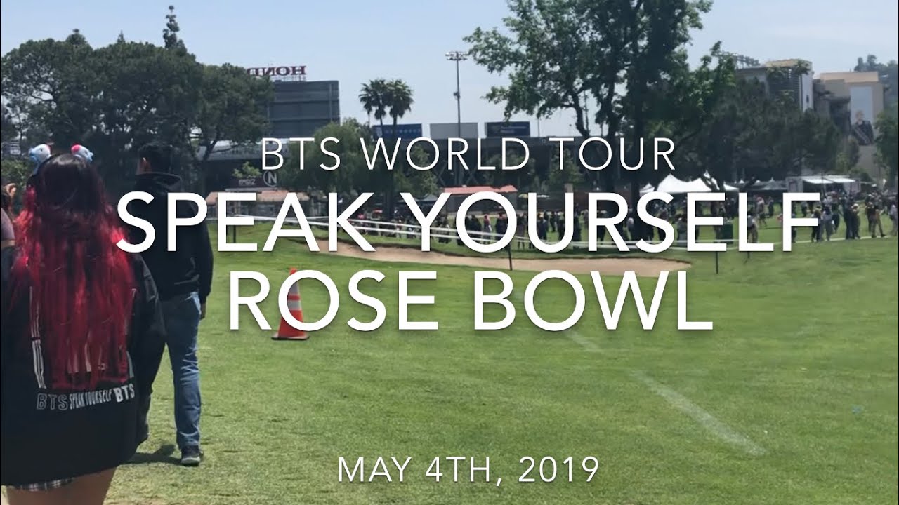 BTS Speak Yourself Tour Rose Bowl Day 1 - YouTube