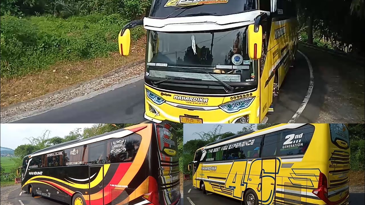 TELOLET BASURI BUS MAHARDIKA, DIAN HOLIDAY, MITRA RAHAYU, SHAQILA TRANS ...