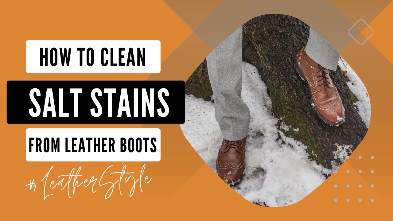 How to: Remove Salt Stains from Men's Leather Combat Boots - YouTube