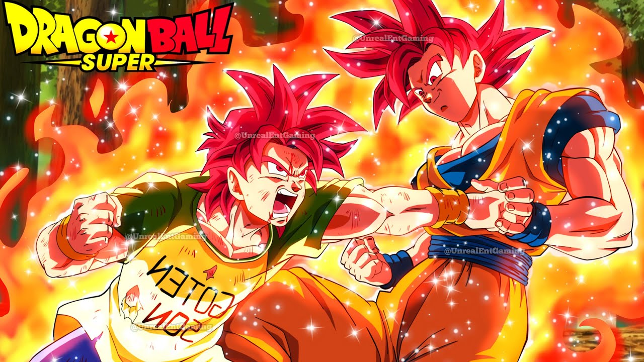 Super Saiyan God Goten Vs Super Saiyan God Goku! Legacy Of The ...