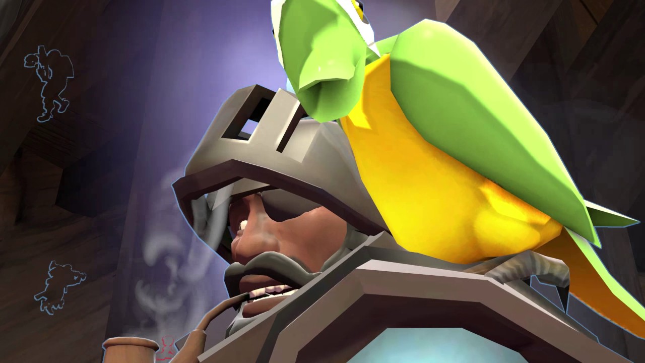 Demoman gets stuck and requests help - YouTube