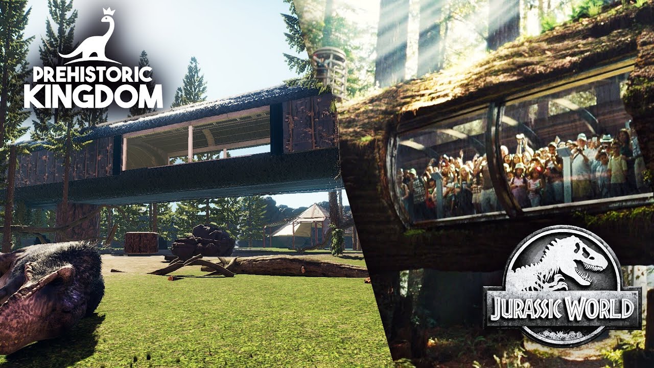 Building T-Rex Paddock With Log Viewing Gallery From Jurassic World in ...