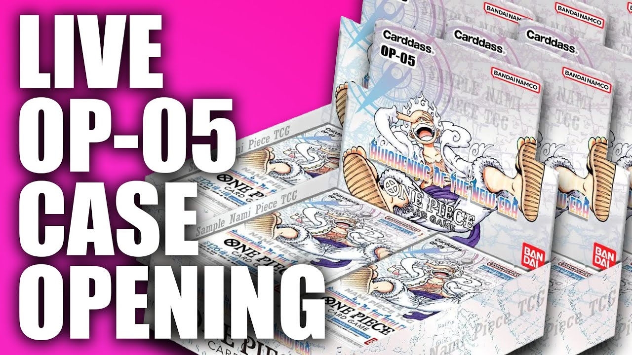 (Signed ODA-Luffy) OP-05 Case Opening / One Piece TCG - JudgeCall LIVE ...