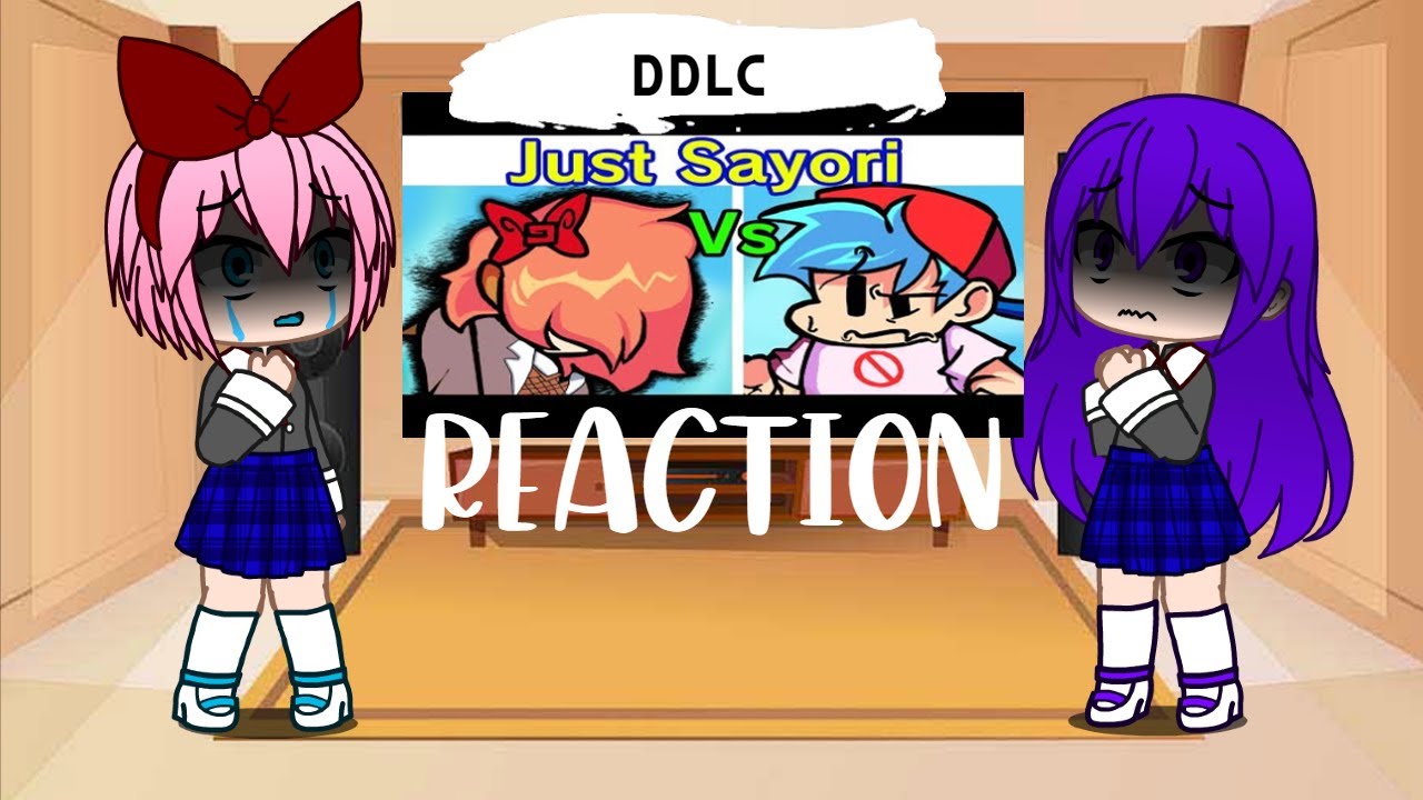 DDLC React - FNF Sayori vs BF from Picos School Mod (Gacha Club) - YouTube