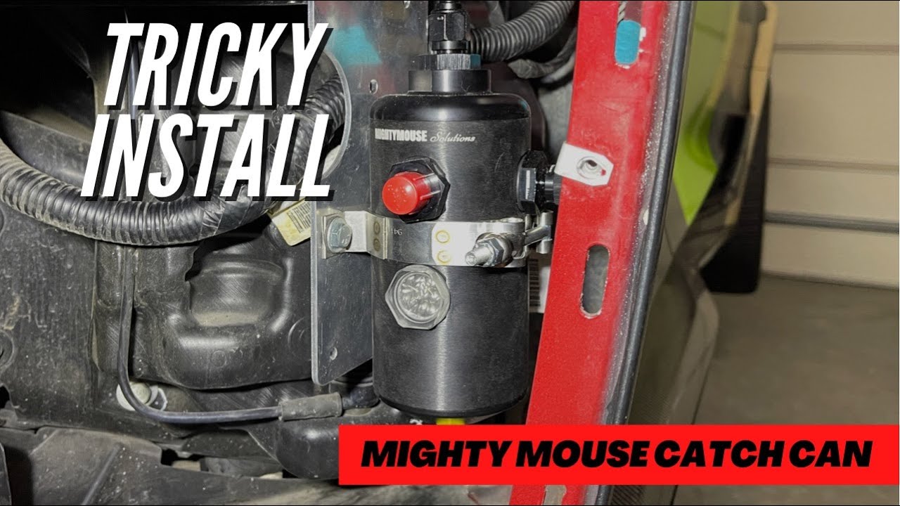 Corvette Z06 Mighty Mouse Catch Can Install ***NON STANDARD INSTALL ...