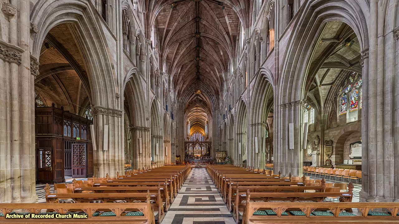 BBC Choral Evensong: Worcester Cathedral 1985 (Donald Hunt) - YouTube