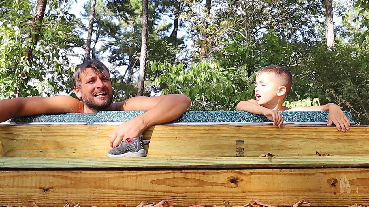 24 Hours in the Hot Tub Challenge! | Sam & Nia - YouTube