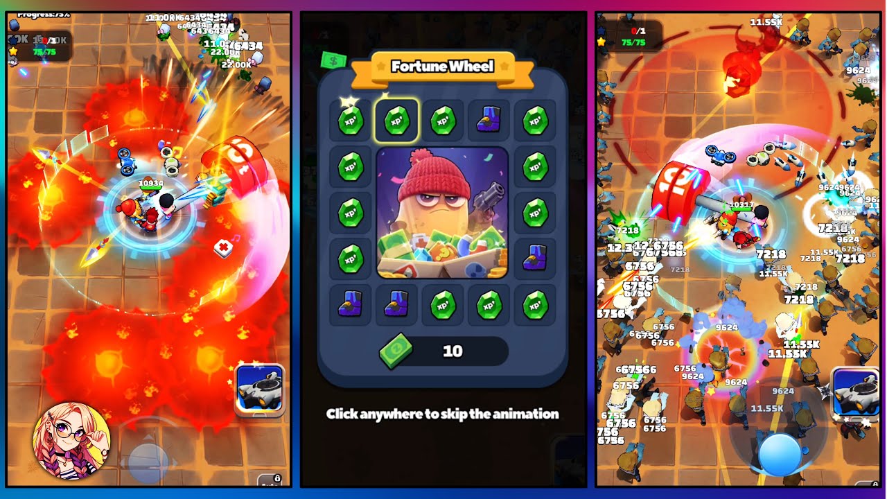 Zombie.io:Potato Shooting - Potato Team Blazes Ahead: Fire, Guns, and ...