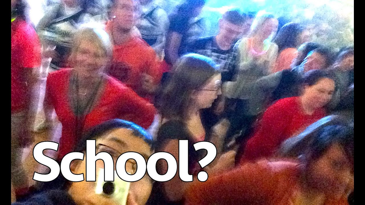 SCHOOL ASSEMBLY RAVE! Vlog #2 2-5-15 - YouTube