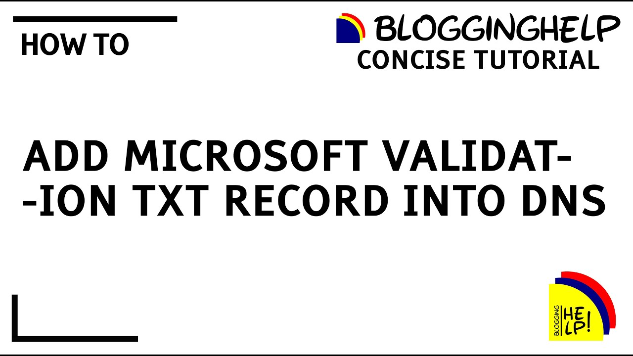 How to add Microsoft's validation TXT record into DNS using cPanel's ...