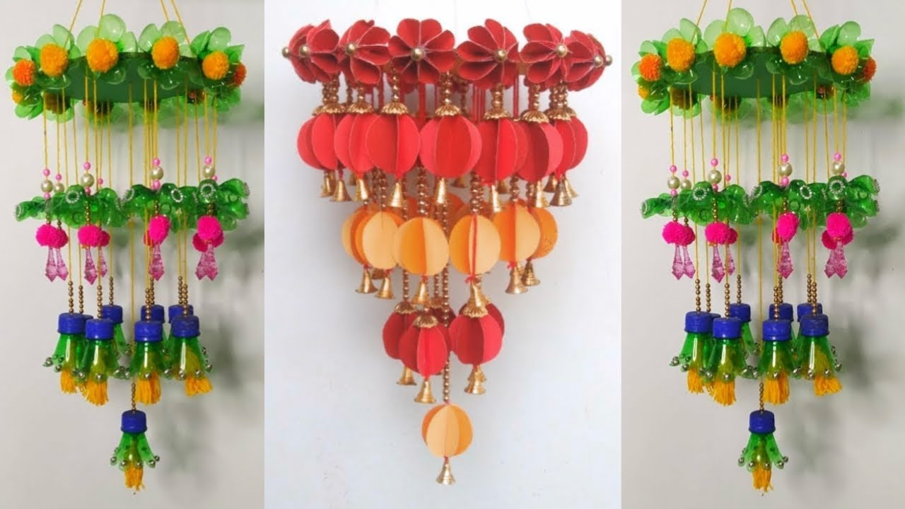 Simple jhumar design kaise banate hai/Ghar me jhumar kaise banaye ...