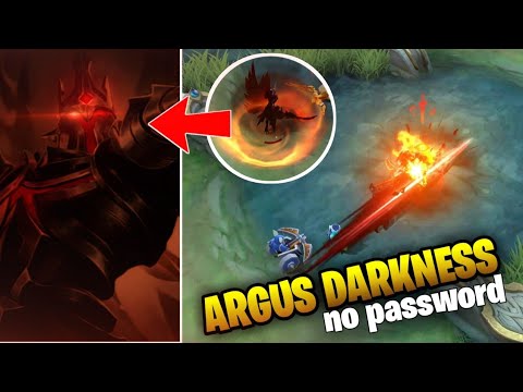 ARGUS SKIN SCRIPT ANGEL OF DARKNESS - MOBILE LEGENDS - YouTube