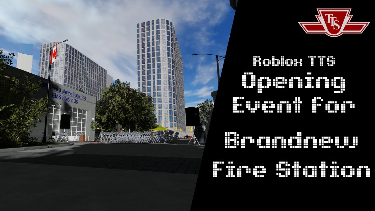 Roblox TTS: Event at the New Fire Station in Harbourfront - YouTube