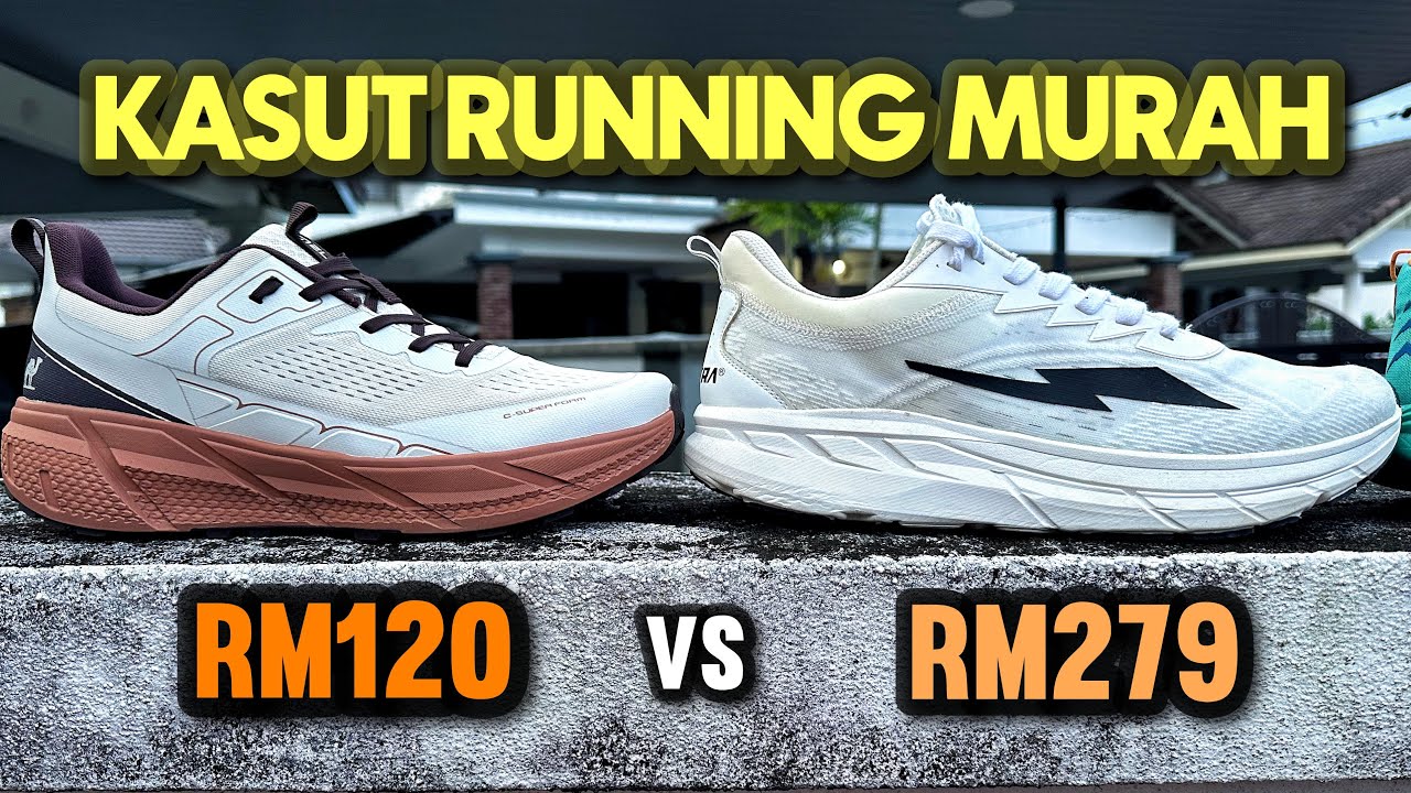 KASUT RUNNING MURAH | Camel Sports vs Voltra Eezy - YouTube