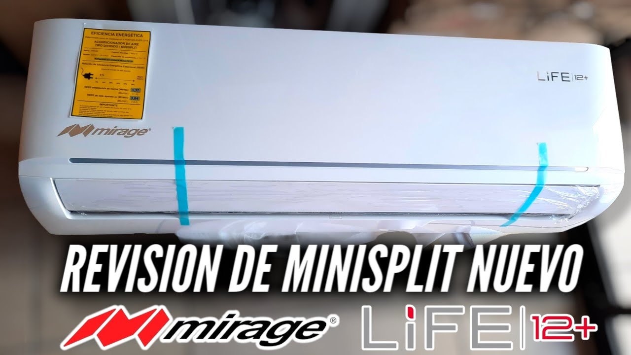 Minisplit Mirage LIFE12+ | Revision Evaporador & Condensador - YouTube
