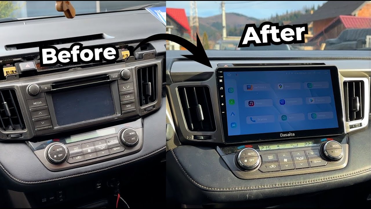 Toyota Rav4 Dedicated Android GPS Navigation System | dasaita.com - YouTube