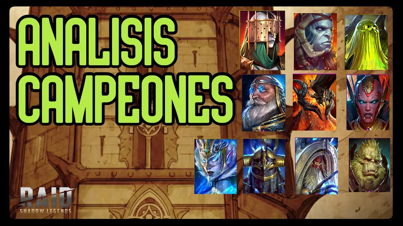 TODOS ANALIZADOS! - TODOS BUENOS? | RAID SHADOW LEGENDS - YouTube