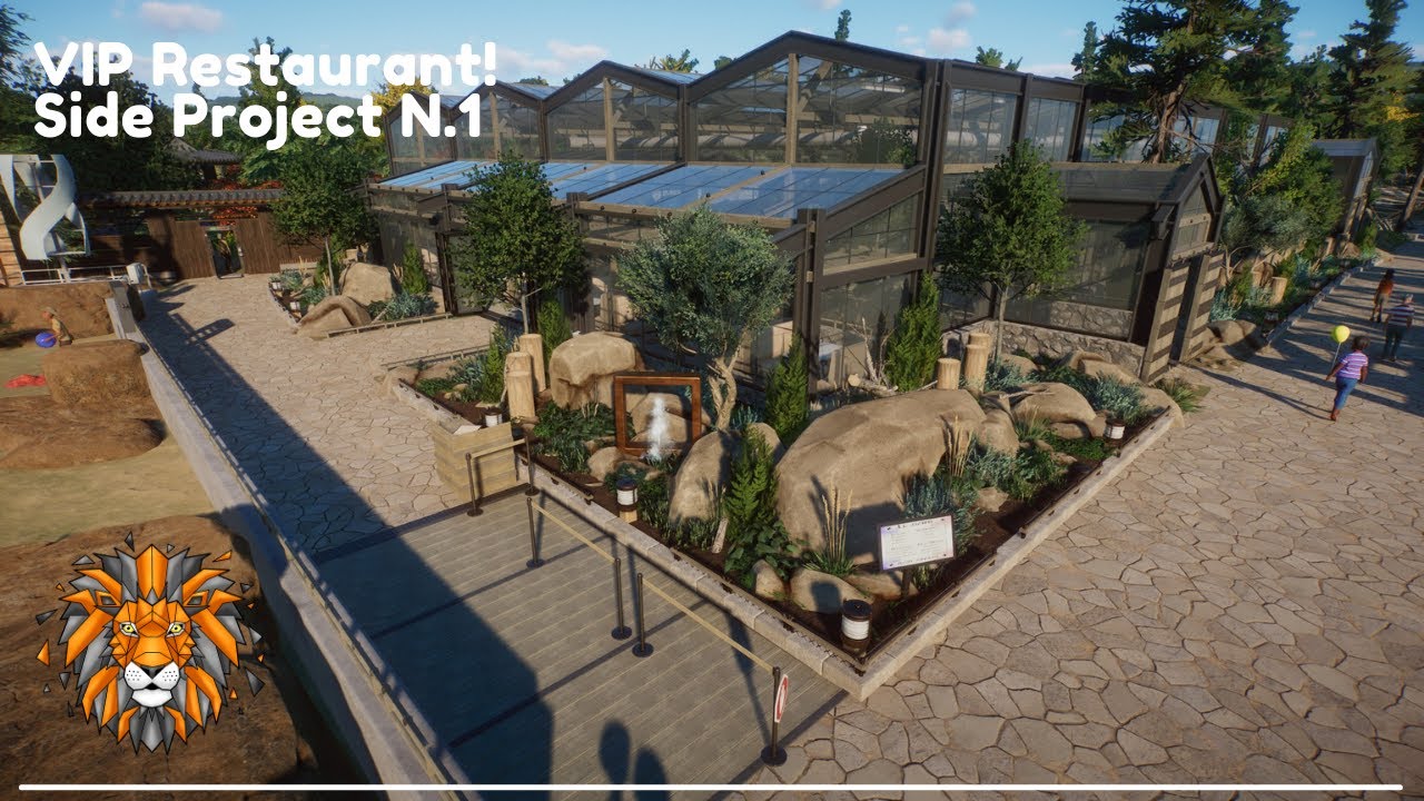 Planet Zoo Entrance Project I VIP Restaurant! - YouTube