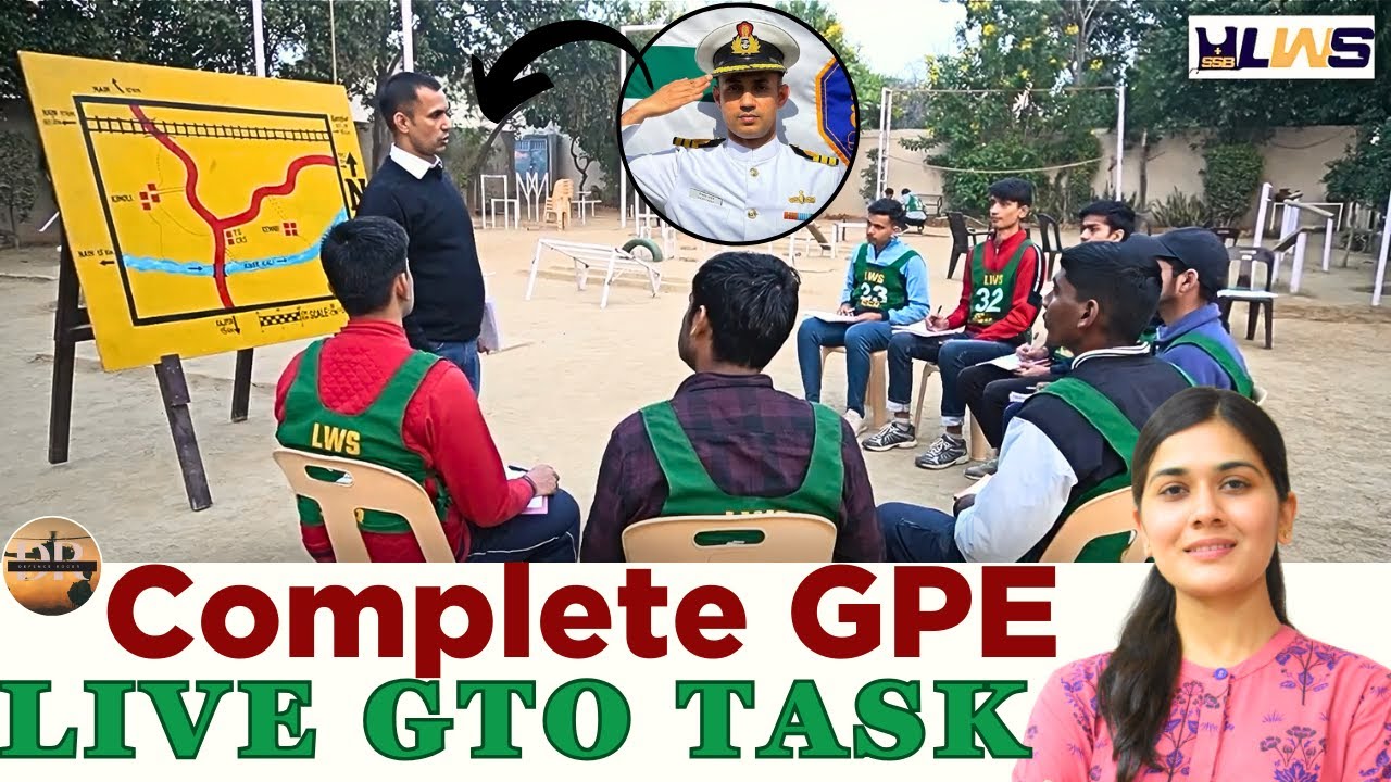 Complete GPE - GTO Task in 20 mins !! ft Ex-SSB GTO Cdr. Vikas Yadav ...