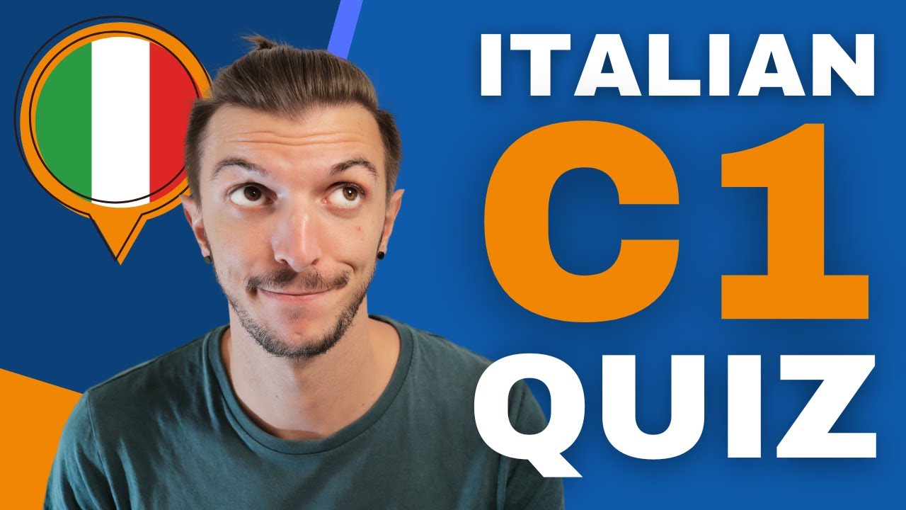 TEST di ITALIANO livello C1 - AVANZATO! - YouTube