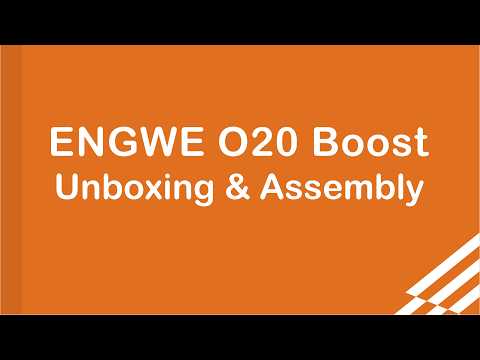 ENGWE O20 Boost Unboxing&Assembly