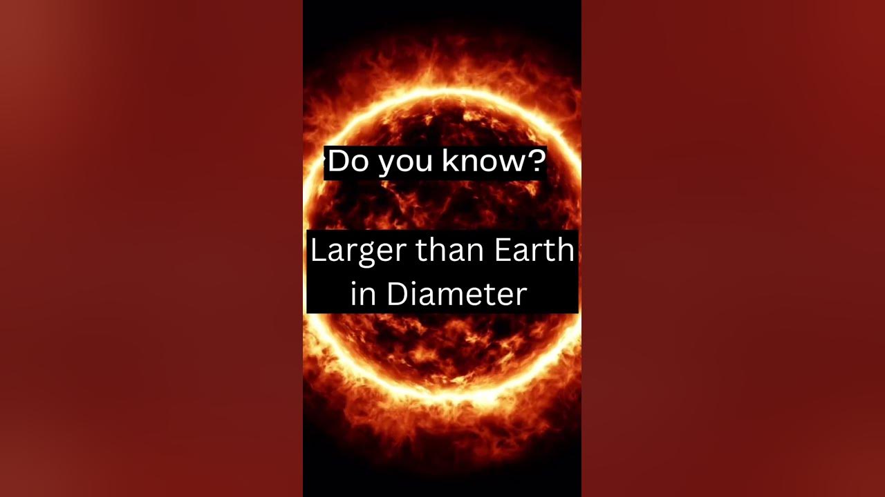 Do you know how big the sun is? #facts #shorts #astronomy #sun - YouTube