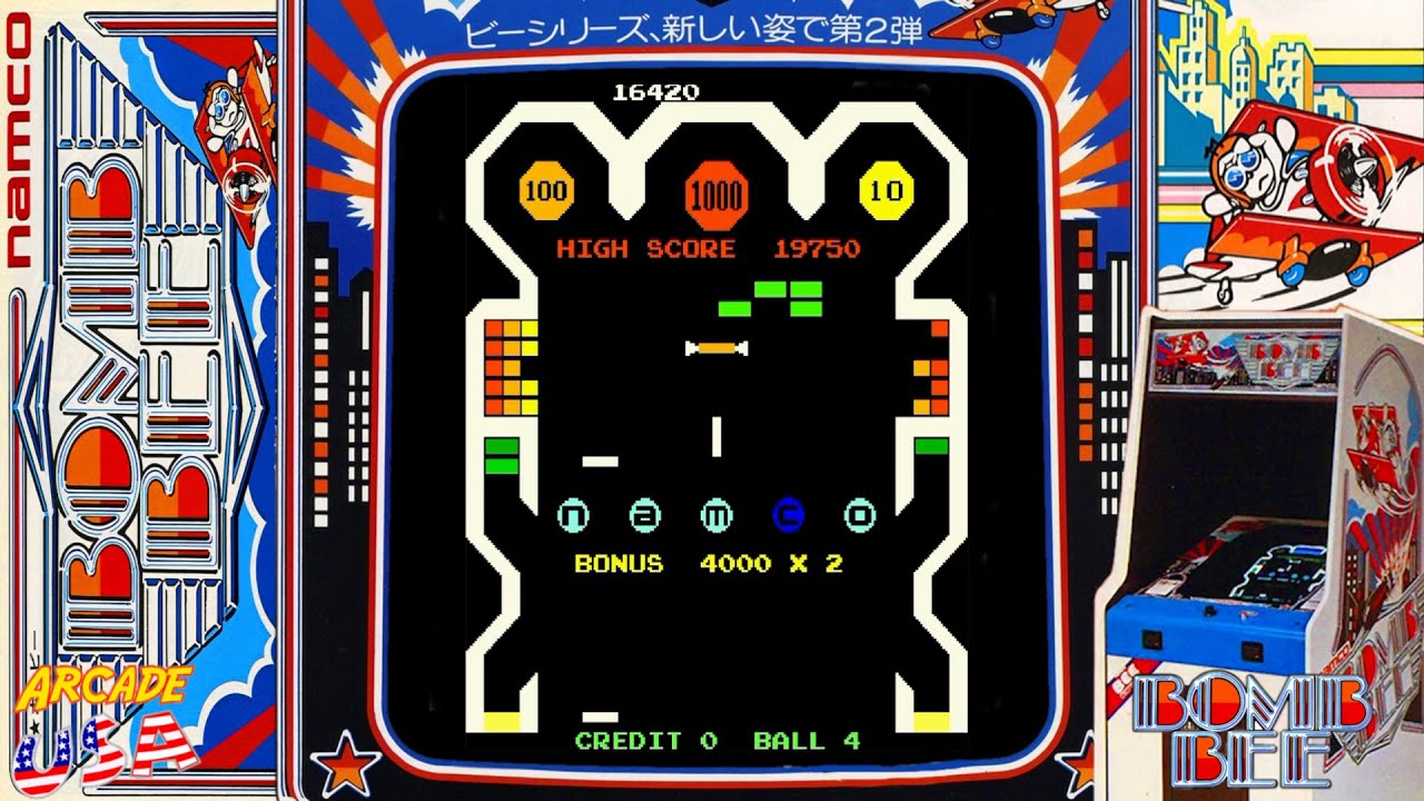 Bomb Bee! (Arcade - Namco) - YouTube