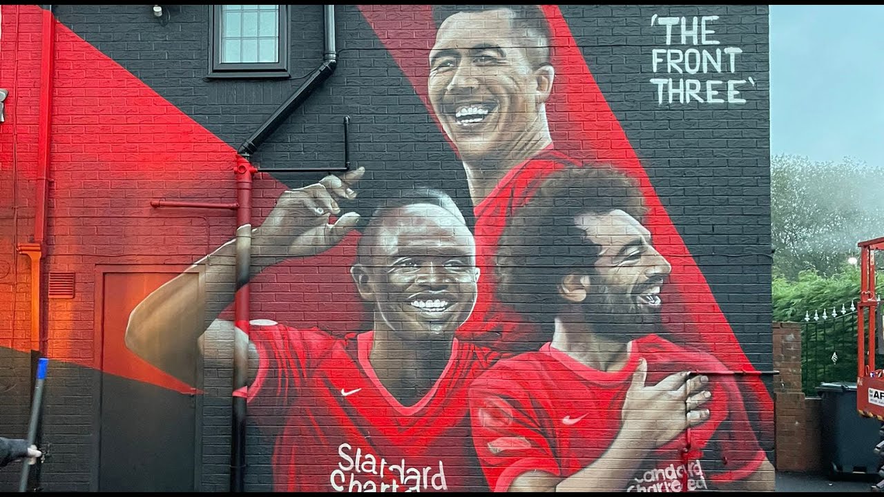THE LIVERPOOL FRONT THREE MURAL - YouTube