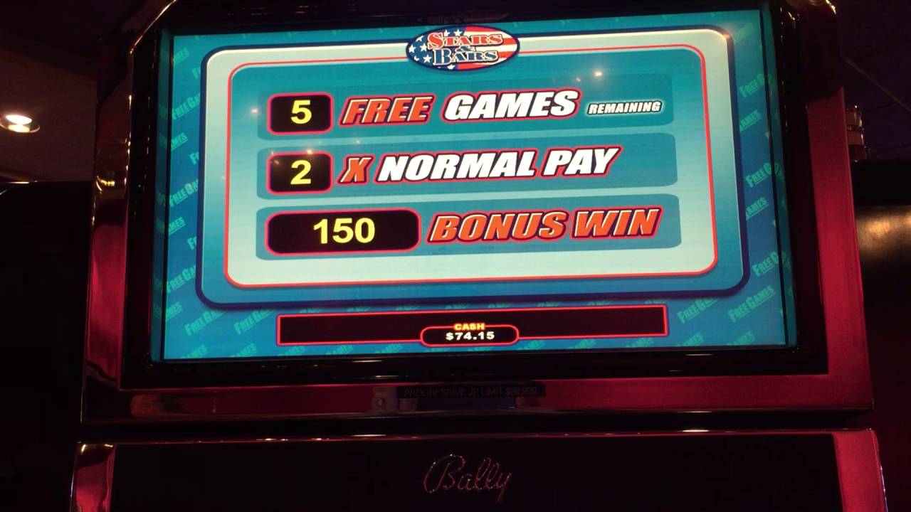Bally Quick Hits Stars & Bars Slot: Free Games Bonus - YouTube