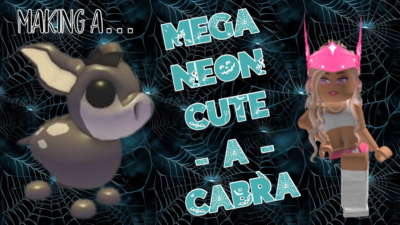 J&F Playz - We made a... MEGA NEON CUTE-A-CABRA!! @PlayAdoptMe #adoptme ...