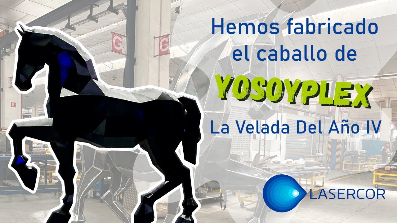 ¡Fabricamos el caballo de YoSoyPlex para La Velada Del Año! - YouTube