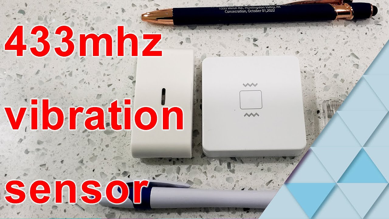 433mhz vibration sensor for DIY security system alerts - YouTube