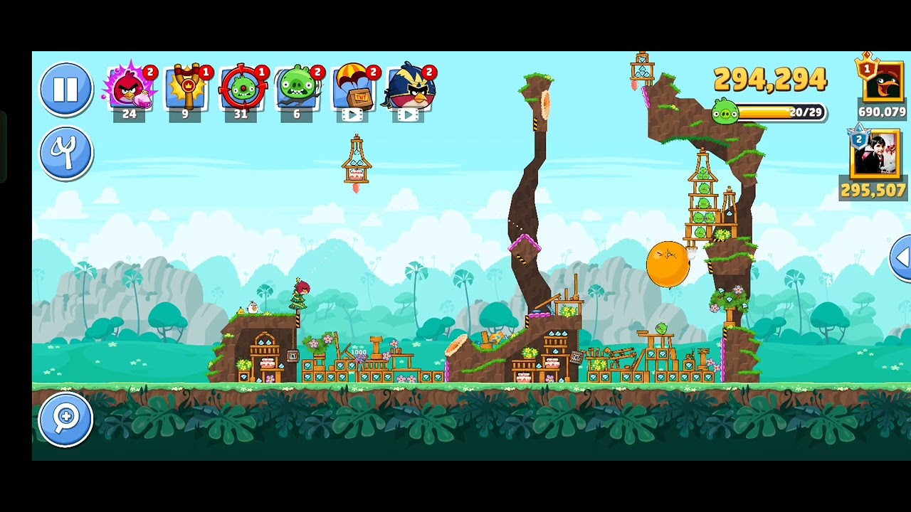 Angry Birds friends 1-6 level boom 💥 - YouTube