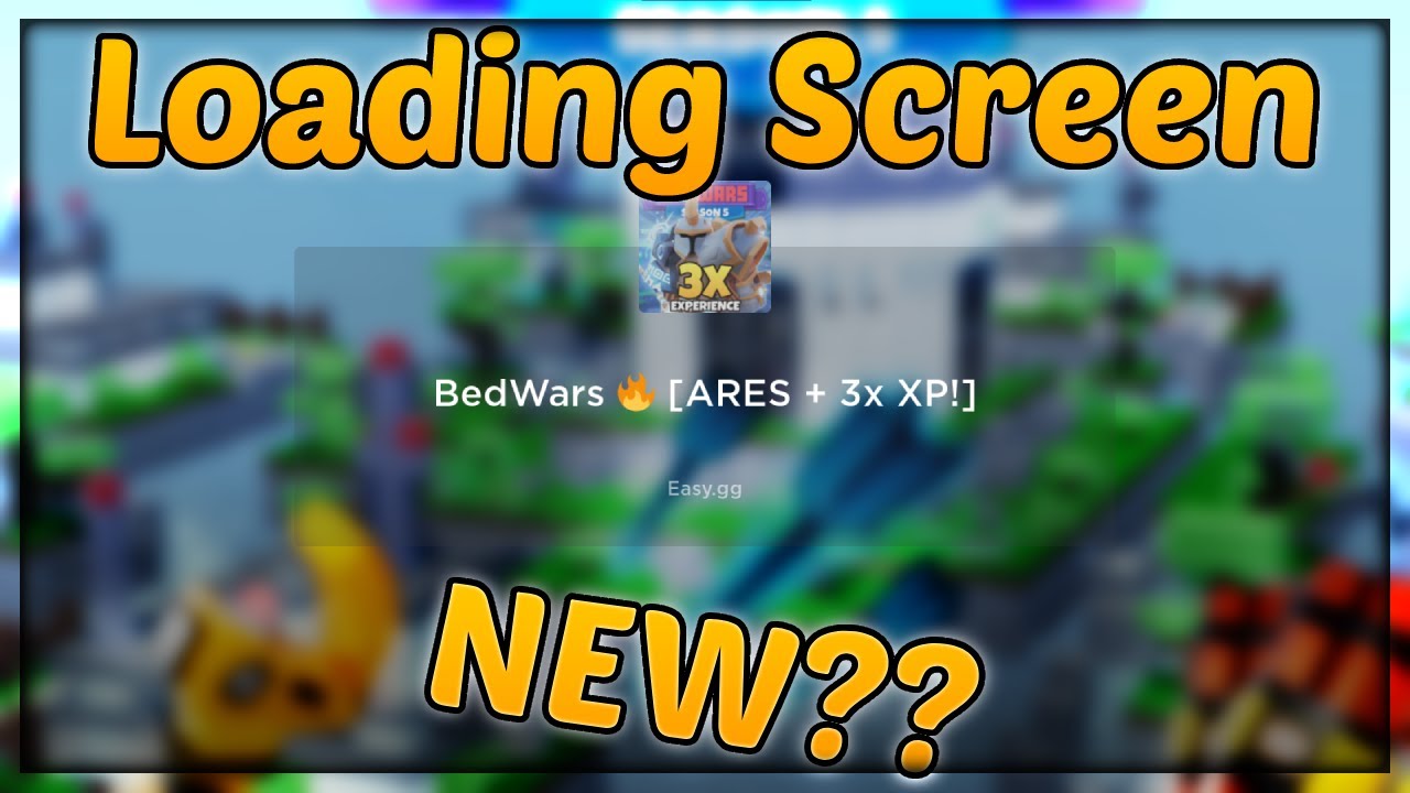 New Roblox Loading Screen Roblox Bedwars Youtube