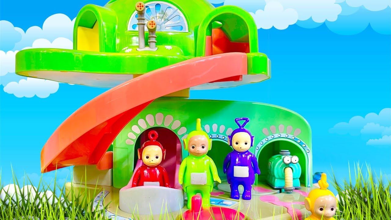 Teletubbies TUBBYTRONIC Superdome House Home Fruit Egg Shapes Surprises ...