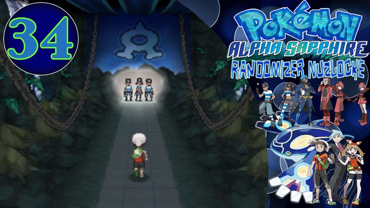 Pokemon Alpha Sapphire Randomizer Nuzlocke EP34 - Team Aqua Hideout Pt1 ...