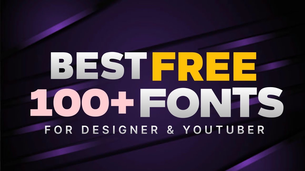 Best 100+ Stylish Font download || Font For Youtuber & Designer - YouTube