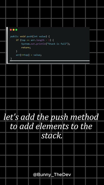 Java Stack Implementation Using Arrays | Quick Tutorial - YouTube